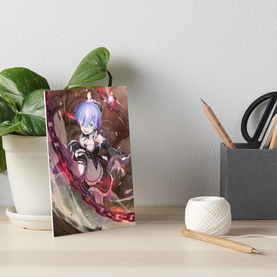"Re-Zero REM Poster" Art Board Print by Thomsandera | Redbubble