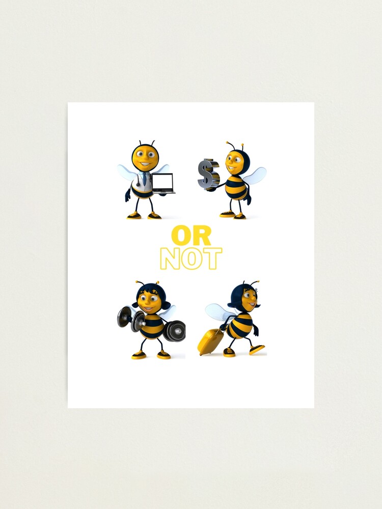 "TOO BEE OR NOT TOO BEE | Honey Bees" Photographic Print for Sale by ...