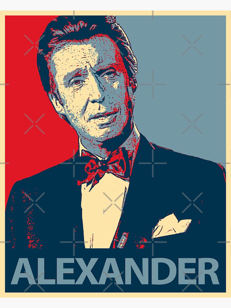 "Peter Alexander" Sticker for Sale by Wispery | Redbubble