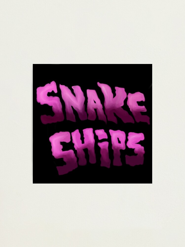 "Snake Ships Logo " Photographic Print for Sale by snakeshipsart ...