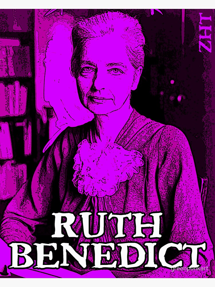"Ruth Benedict" Sticker for Sale by greenpunkart | Redbubble