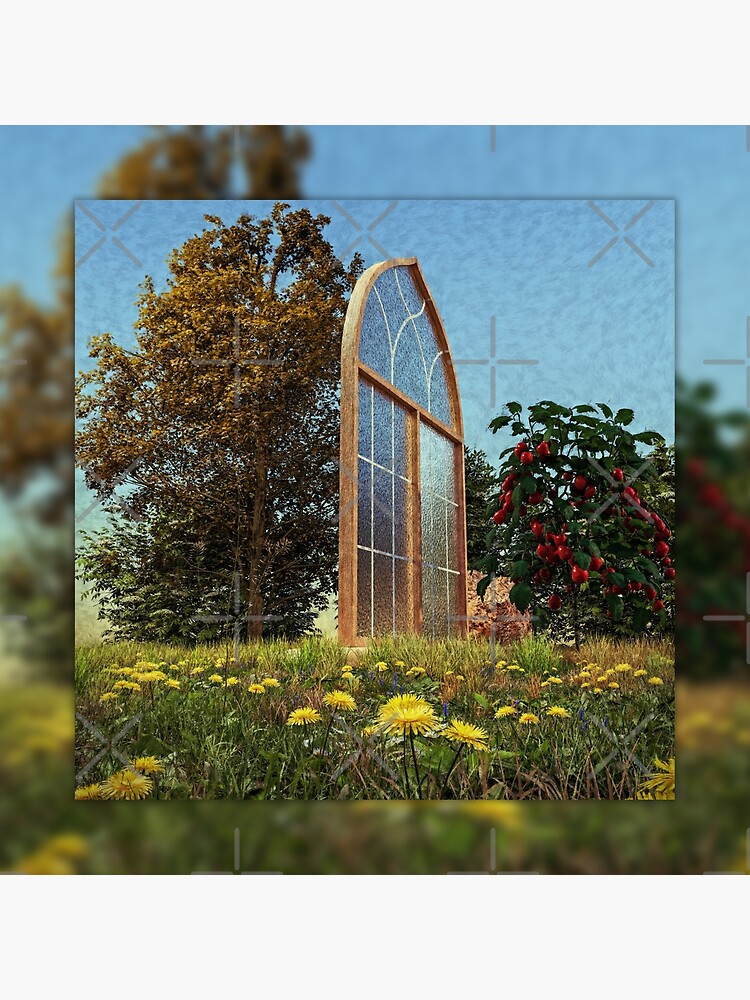 "Window to nature" Poster for Sale by coolArtGermany | Redbubble