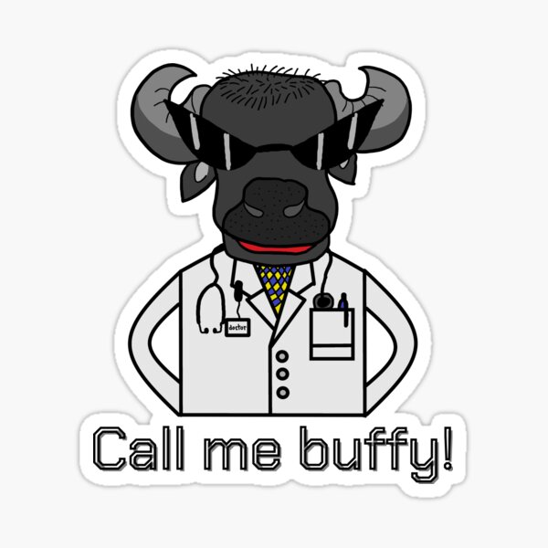 "Call me buffy! ver.12" Sticker for Sale by IzabellaMay | Redbubble