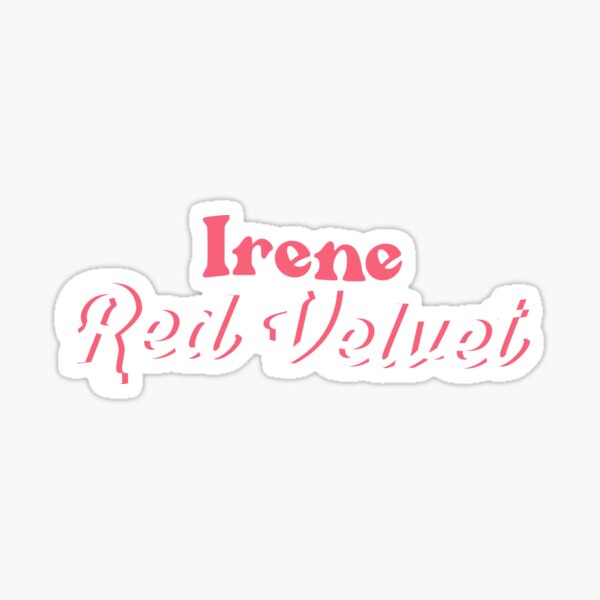 "RED VELVET Irene" Sticker for Sale by nurfzr | Redbubble