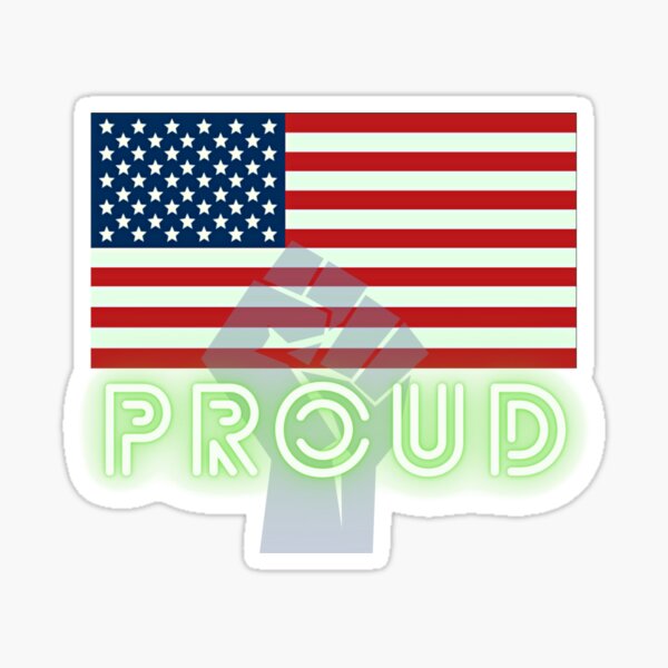 "American flag" Sticker by Tribal-Design | Redbubble