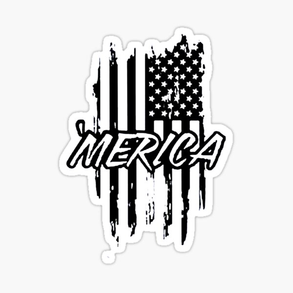 "'MERICA" Sticker for Sale by veronikadevi | Redbubble
