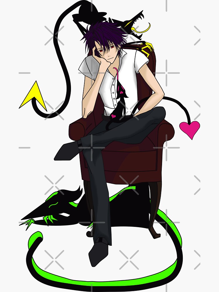 "Taka and Shadow Demons" Sticker for Sale by AppleAnne | Redbubble