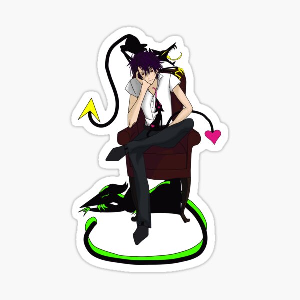 "Taka and Shadow Demons" Sticker for Sale by AppleAnne | Redbubble