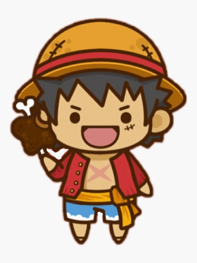 "Mini luffy" Sticker by baindez | Redbubble