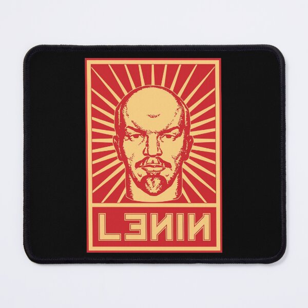 "Vintage Lenin Soviet Propaganda " Mouse Pad for Sale by Beltschazar ...