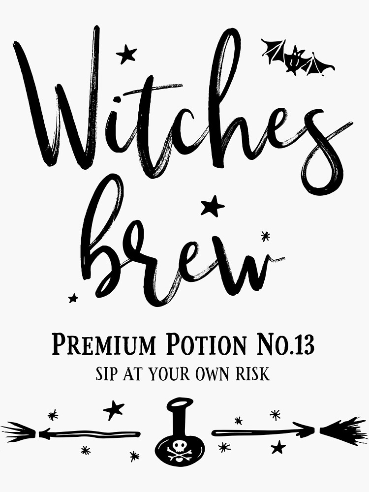 "Witches Brew" Sticker for Sale by ZoollGraphics | Redbubble