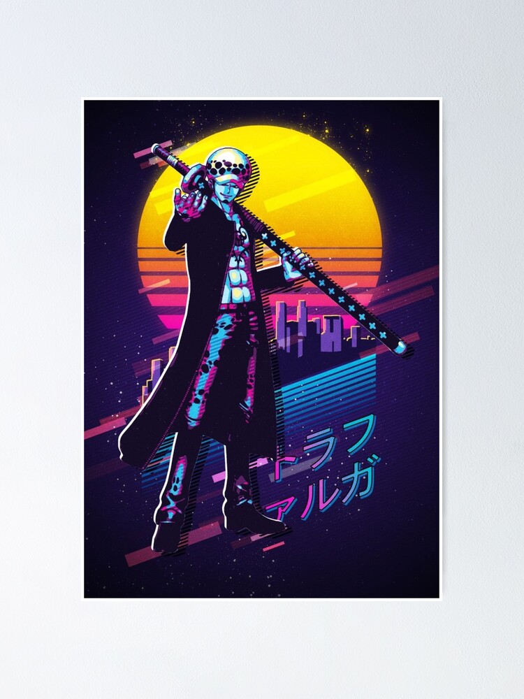 "Trafalgar Law Retro" Poster for Sale by NatalieMeresh | Redbubble