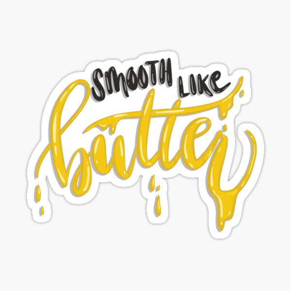 "BTS - Smooth like Butter artwork" Sticker for Sale by IdolKitsPh ...