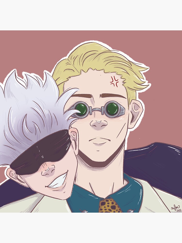 "nanami x gojo" Sticker for Sale by mickeyaela | Redbubble