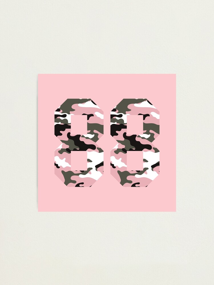 "88 Pink Camo Numbers eighty-eight Pattern Army Girls Texture Squad 88 ...