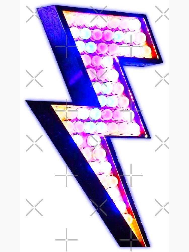 "The Killers Lightning Bolt" Poster by SkyAfterDusk | Redbubble