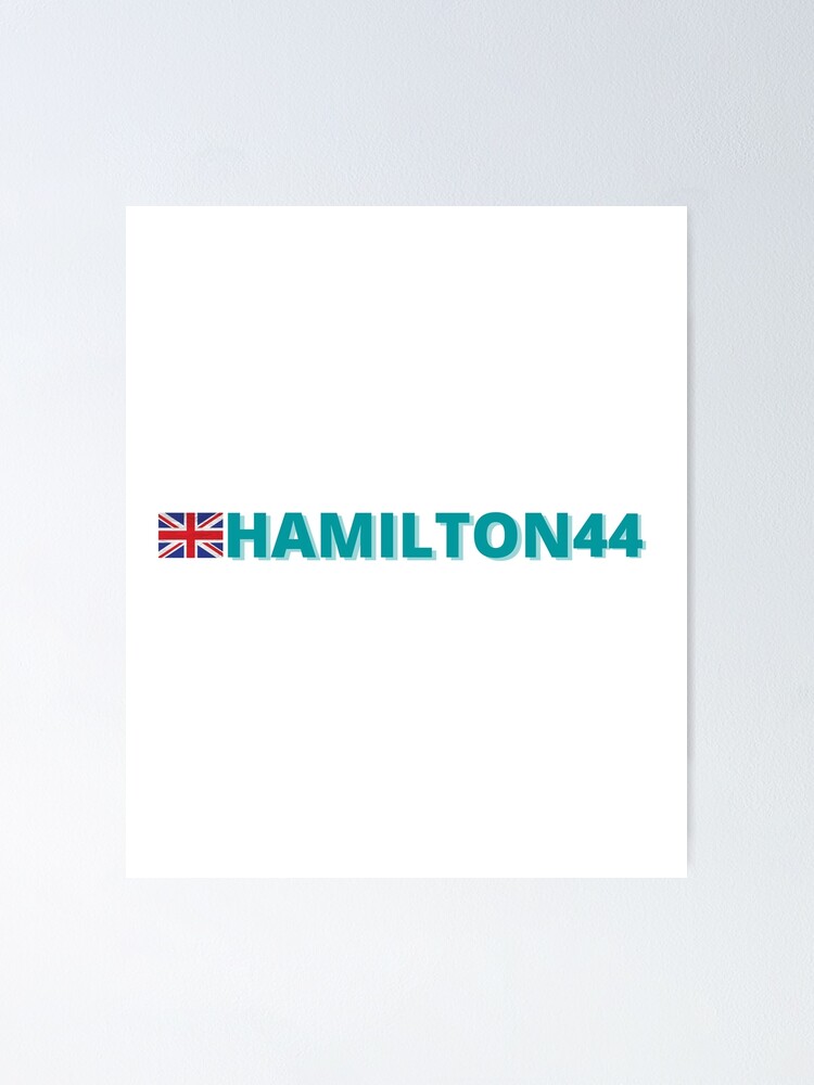 "Lewis Hamilton 44" Poster by rpgtrendz | Redbubble