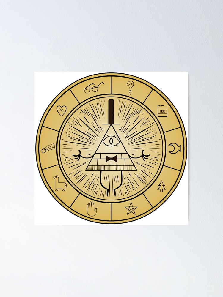 "The Bill Cipher Zodiac Gravity Falls" Poster for Sale by ...