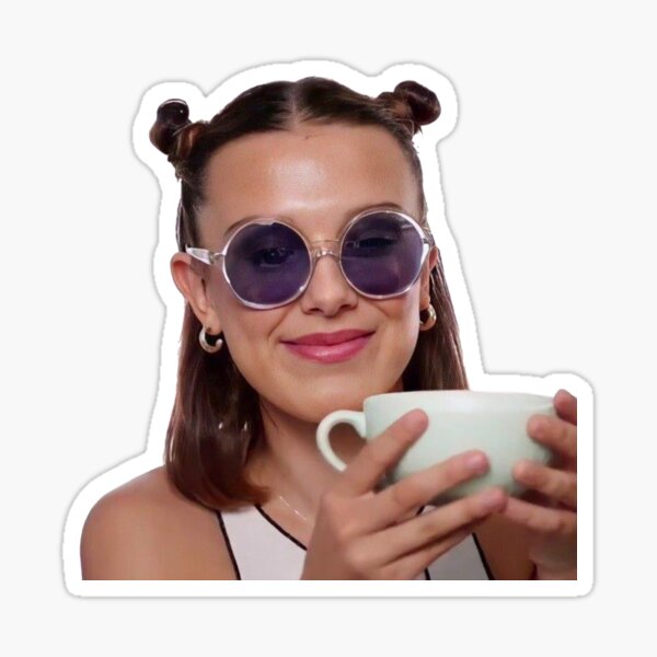 "millie bobby brown" Sticker for Sale by lasercats | Redbubble