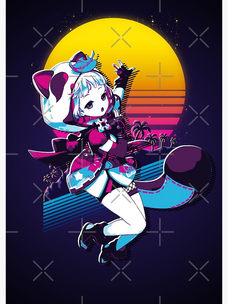 "Genshin Impact - Sayu *80s retro*" Poster by MyRetroArt | Redbubble