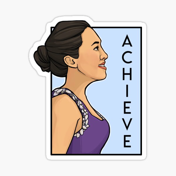 "Achieve" Sticker for Sale by khallion | Redbubble