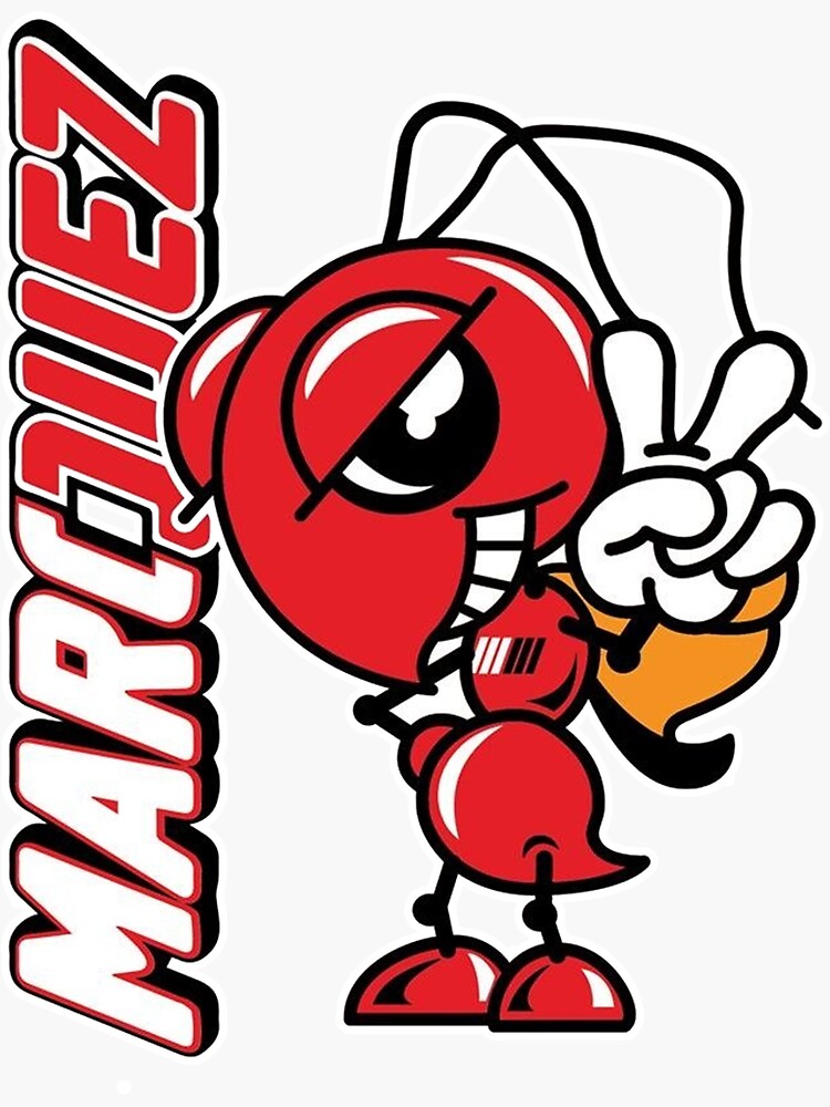 "Cool Red Ant From Marquez Logo Essential Design" Sticker by idialesta ...