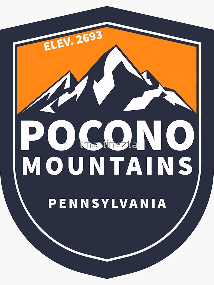 "Pocono Mountains Pennsylvania Vintage Retro Travel Hiking ...