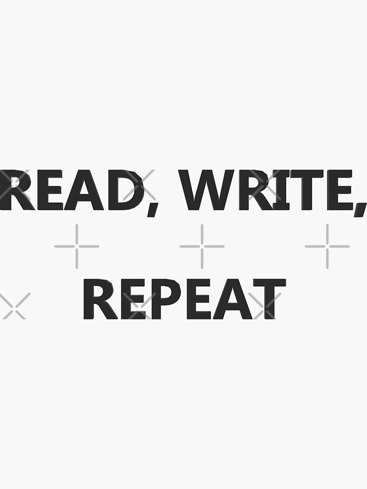 "Read, Write, Repeat Myanmar Text" Sticker for Sale by Alexlaurenmlk ...
