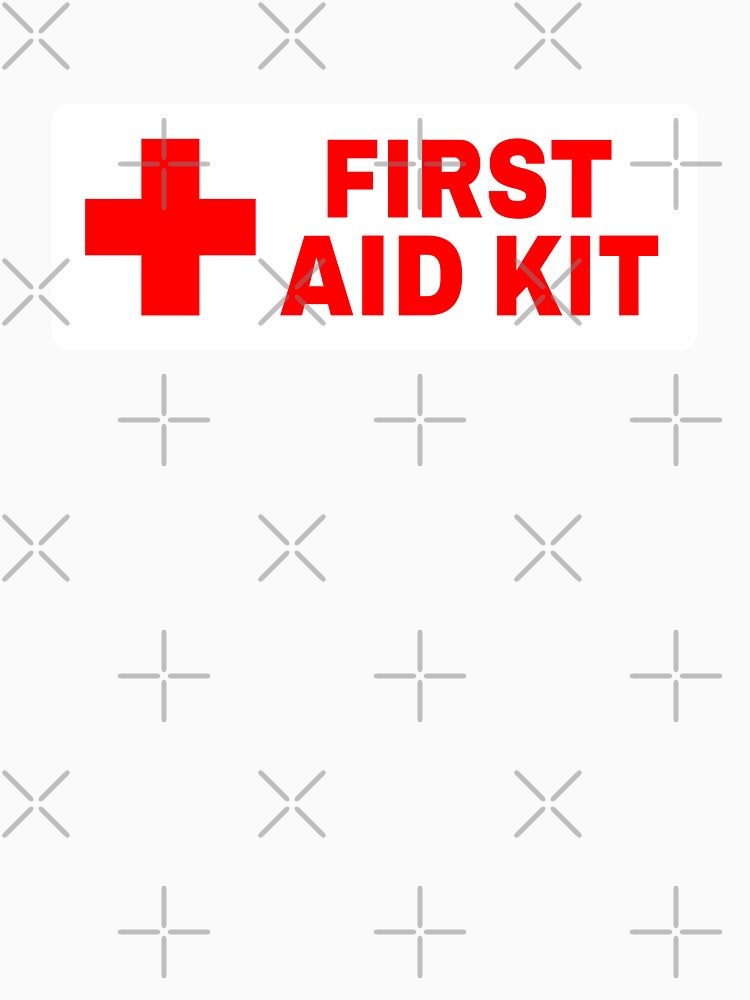 "White First Aid Kit" T-shirt for Sale by Doacts | Redbubble | first ...
