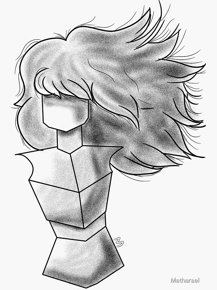 "Armless and faceless figure" Sticker for Sale by Matharael | Redbubble