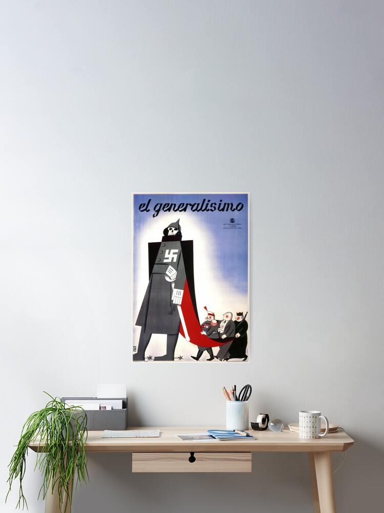 Poster for Sale avec l'œuvre « "El Generalisimo" - Affiche de ...