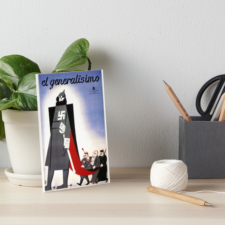 Lámina rígida «"El Generalisimo" - cartel propagandístico de la Guerra ...