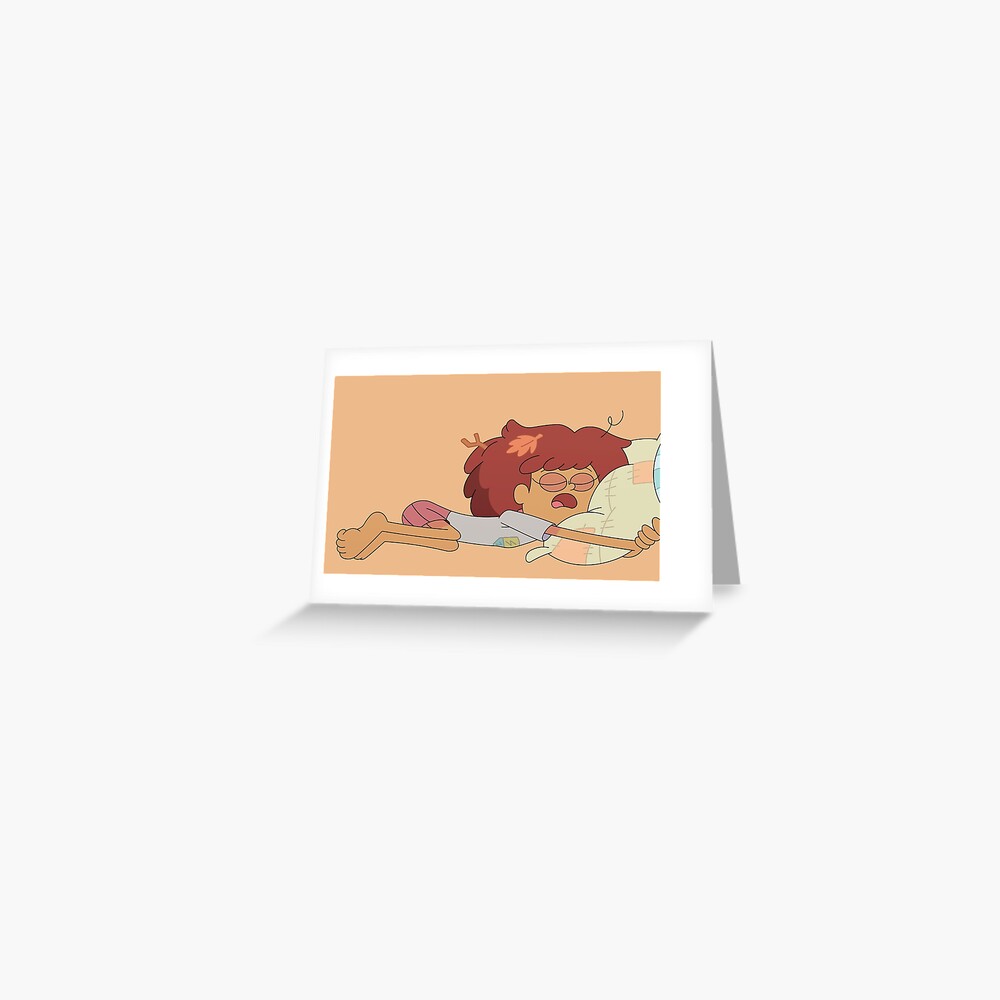 "Sleeping Anne | Amphibia" Greeting Card for Sale by artnchfck | Redbubble