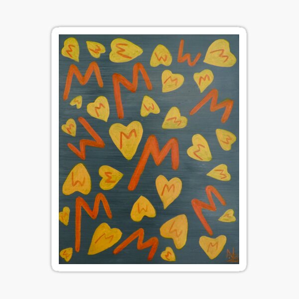 "Beaming Hearts" Sticker for Sale by CelesteYarnall | Redbubble