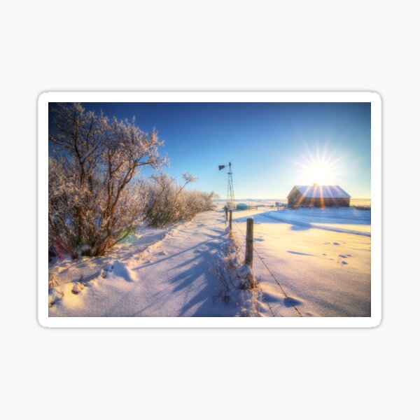 "Historic Homestead" Sticker for Sale by Rcliff | Redbubble