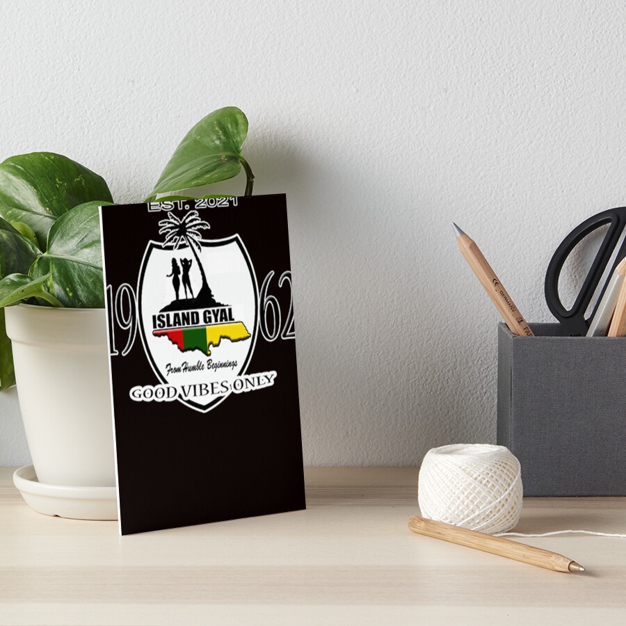 "Island Gyal Logo wears Classic" Art Board Print for Sale by andreshope ...