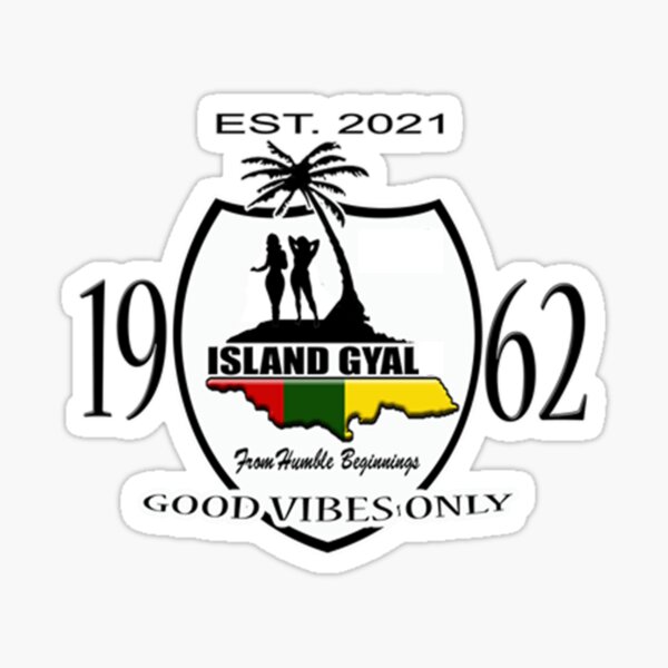 "Island Gyal Logo wears Classic" Sticker for Sale by andreshope | Redbubble