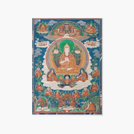 "Tibetan Scroll. Thangka of Tsong-kha-pa Blo-bzang-grags-pa" Art Board ...