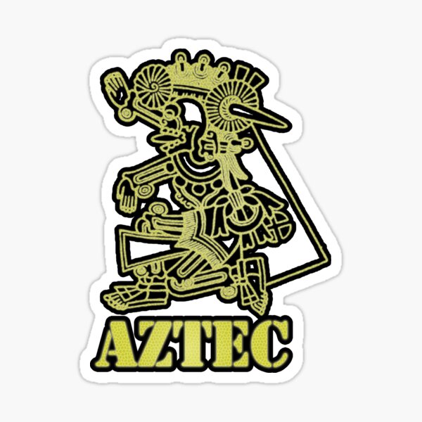 "AZTEC" Sticker for Sale by STRIATIONS | Redbubble