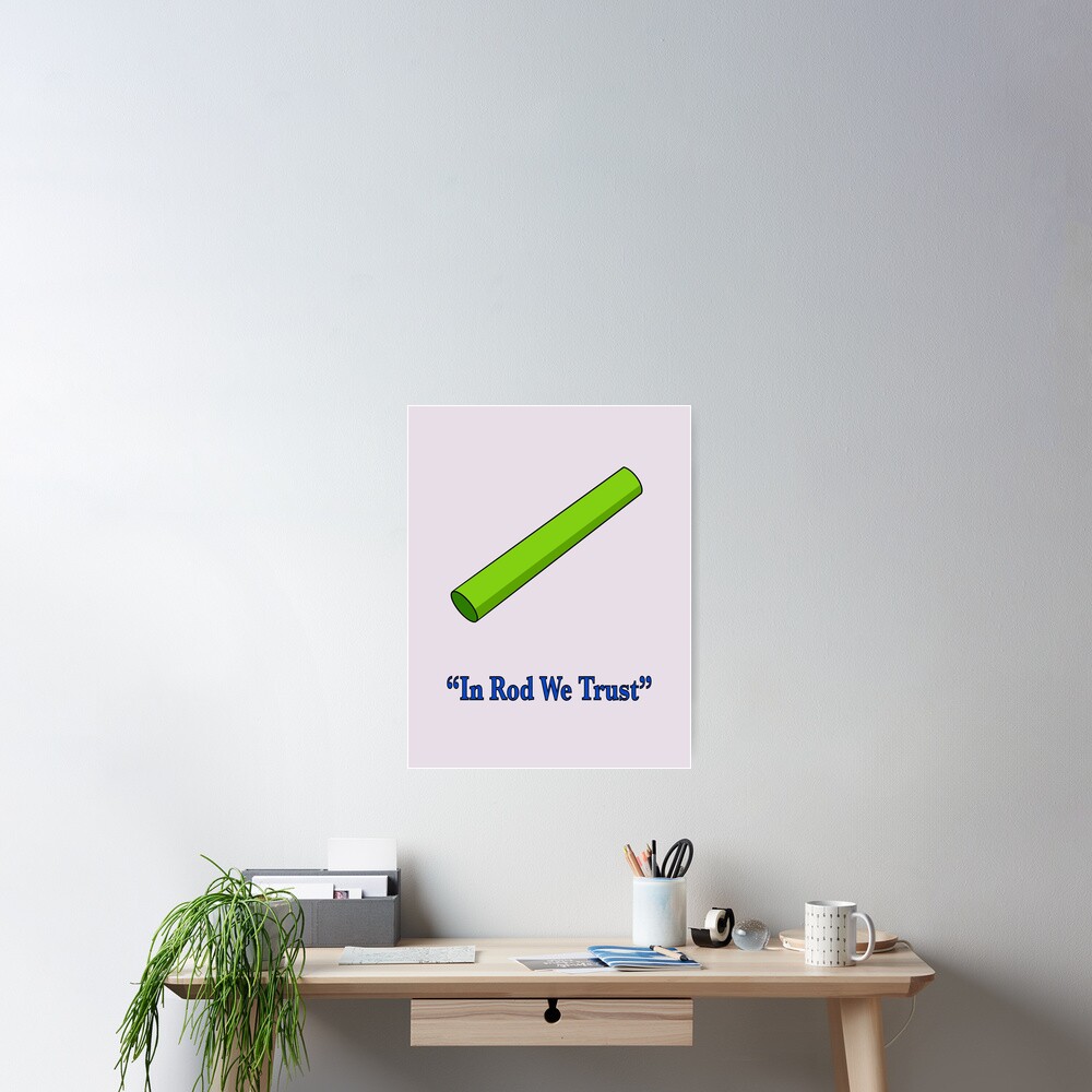 "Simpsons Inanimate Carbon Rod" Poster for Sale by thebcarts | Redbubble