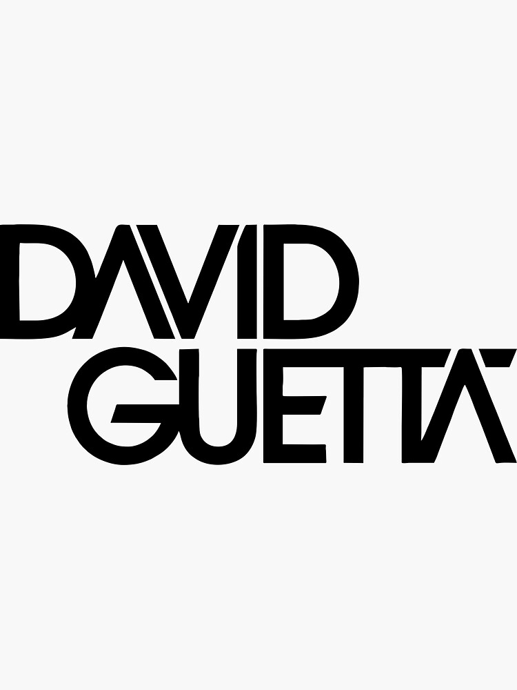 "BEST SELLER - David Guetta Logo Merchandise" Sticker for Sale by ...