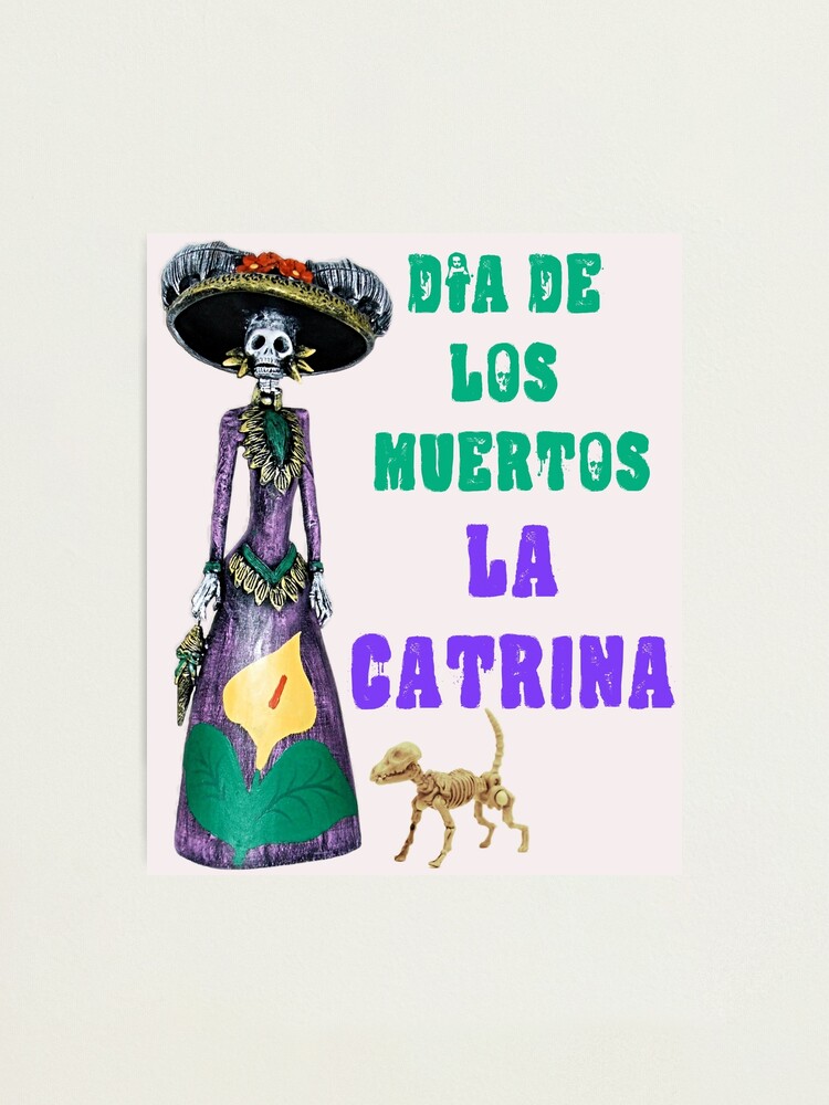 Impression photo « La Catrina squelette mexicain Dia de los Muertos ...