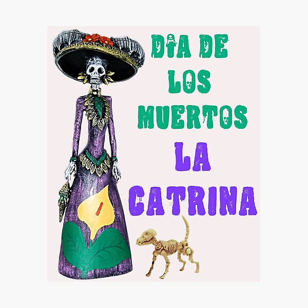 Impression photo « La Catrina squelette mexicain Dia de los Muertos ...