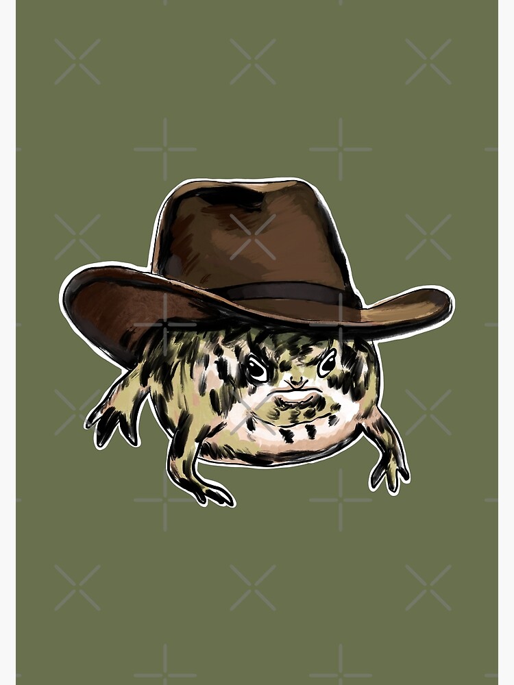 "Funny Desert Rain Frog Howdy Meme" Poster for Sale by okpinsArtDesign ...