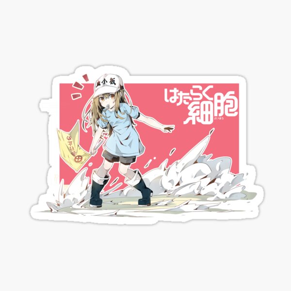"Cells at Work - Platelet" Sticker for Sale by Animeager | Redbubble