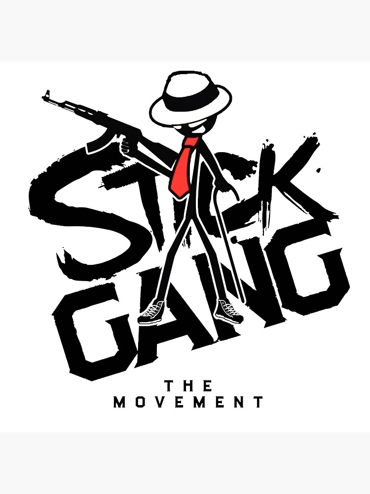 "Big Stickman logo" Photographic Print by stickgangdotcom | Redbubble