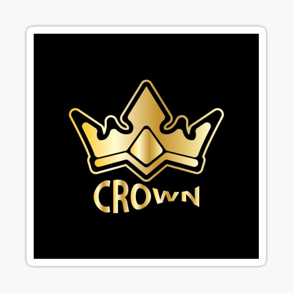 "ROYAL VICTOR CROWN" Sticker for Sale by nechex | Redbubble