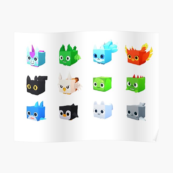 "Pet Simulator" Poster for Sale by NkWorks | Redbubble