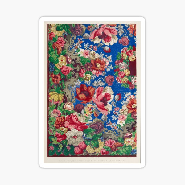 "Floral Tablecloth" Sticker for Sale by Schotts | Redbubble