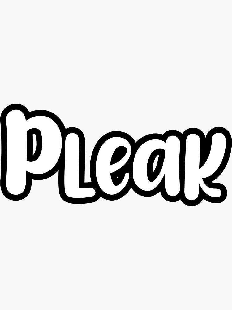 "Glee Pleak" Sticker for Sale by shaynaallison | Redbubble